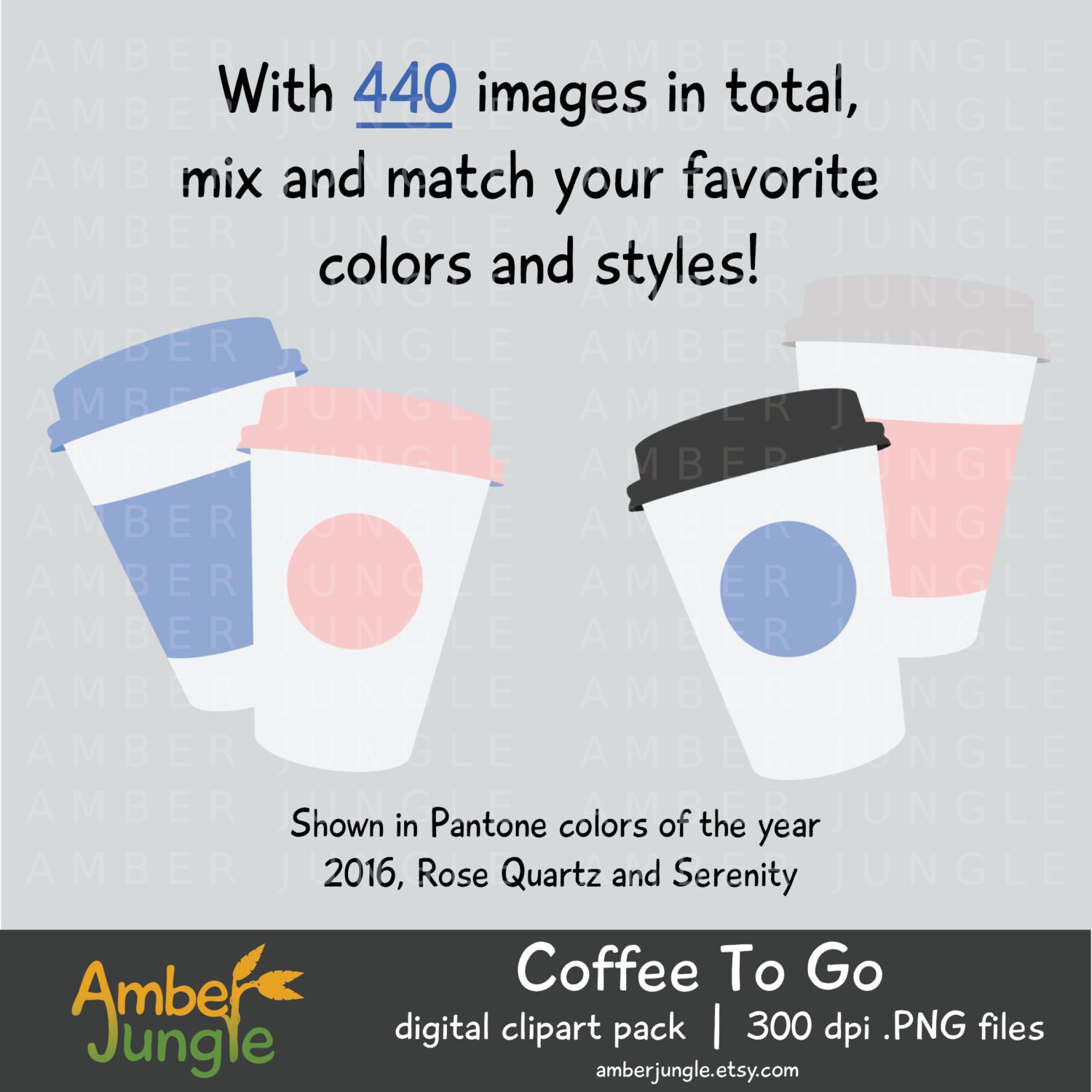 Coffee to Go Clipart - Coffee Cup to Go Cup Clip Art for Planner ...