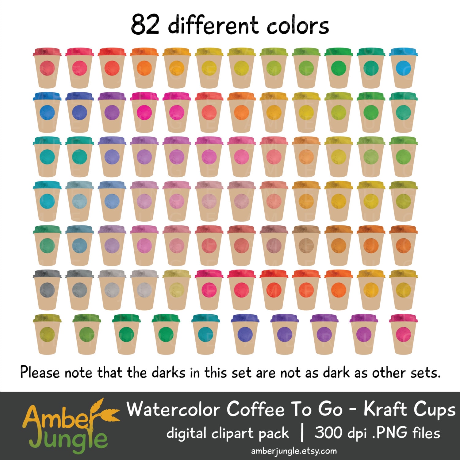 Watercolor Coffee to Go Clipart - Coffee Cup to Go Cup Clip Art for ...