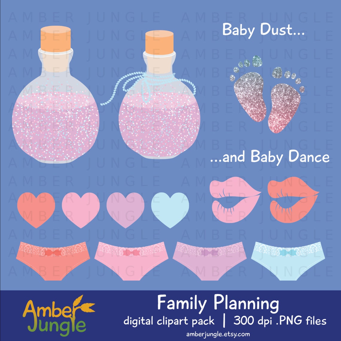 Trying to Conceive Clipart- Family Planning TTC Clip Art for Planner ...