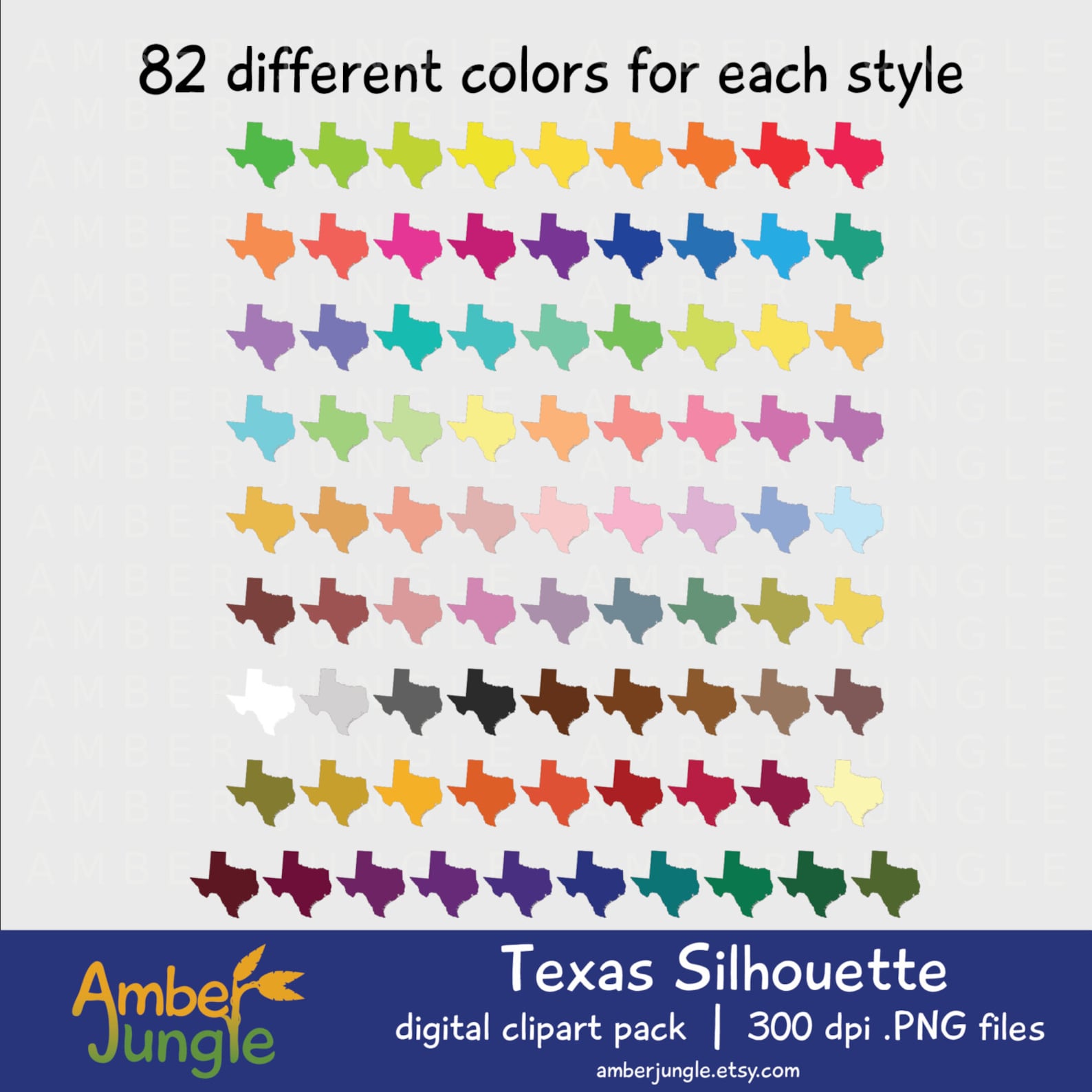 Texas Silhouette Clipart- Texas State Clip Art- Texas Map Outline ...