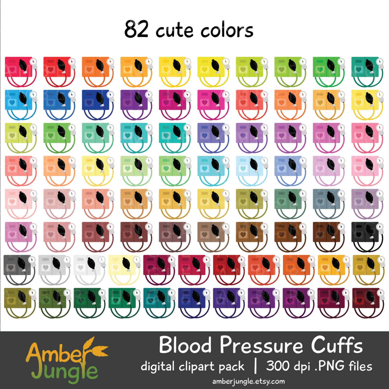 Blood Pressure Cuff Clipart- Check Blood Pressure Clip Art for Planner ...