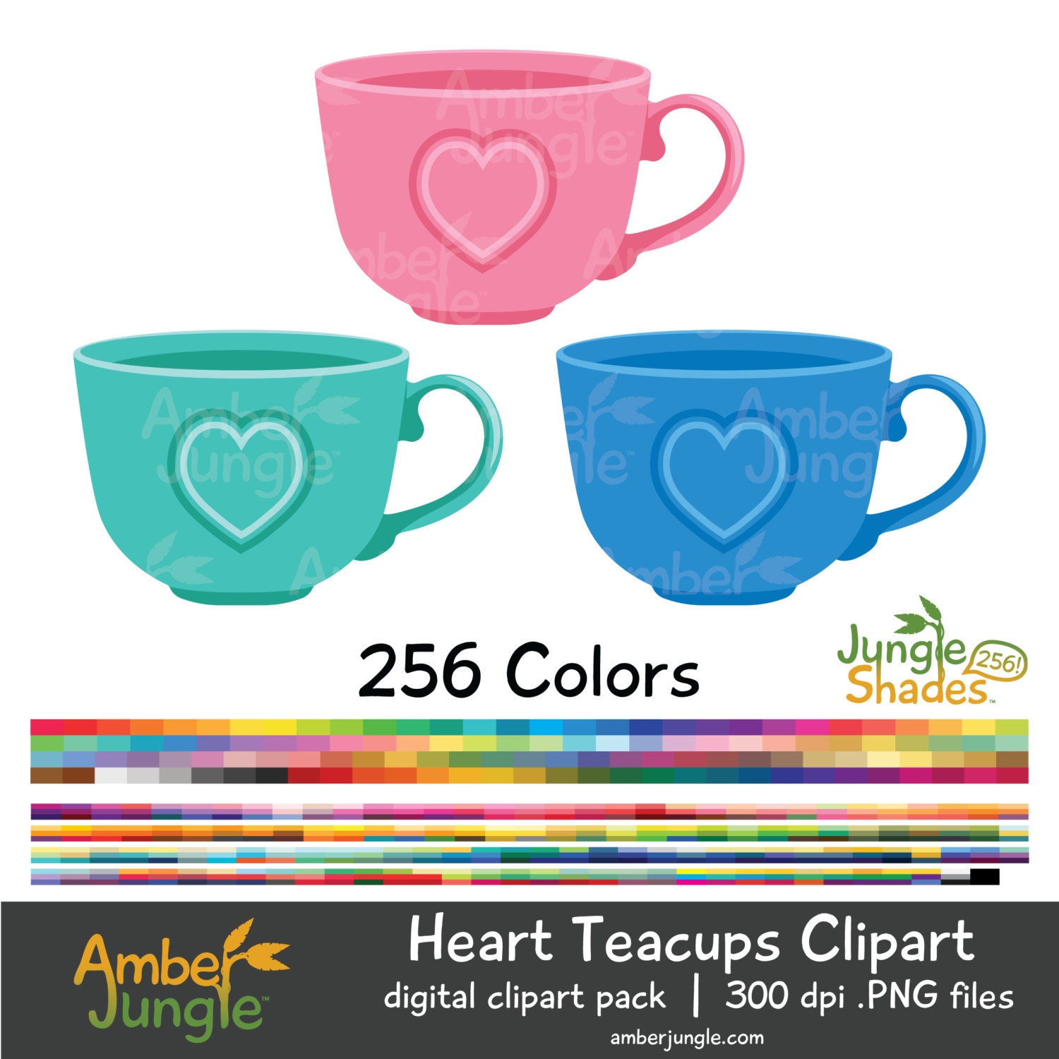 Tea Cup Heart Clip Art