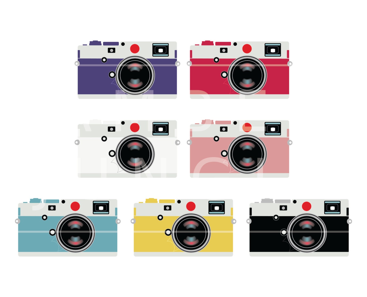 Camera Clipart - Instant Download! Camera Clip Art Photography Digital ...