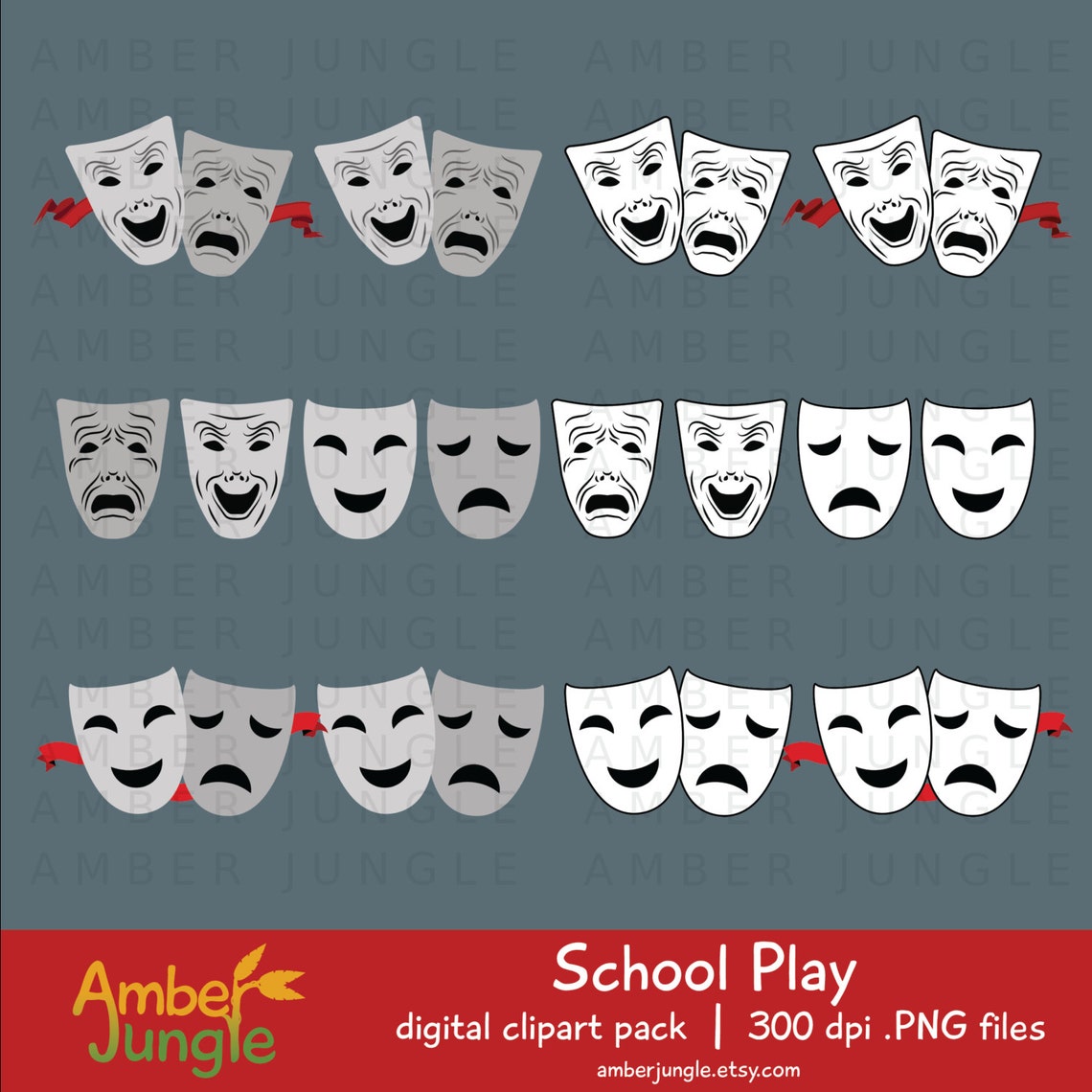 School Play Clipart - Theater/theatre Rehearsal Clip Art, Drama Class ...