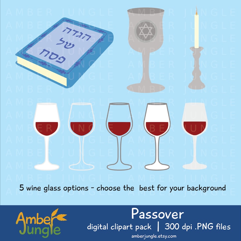 Passover Clipart: Passover Clip Art Seder Plate Pesach Jewish Holiday ...