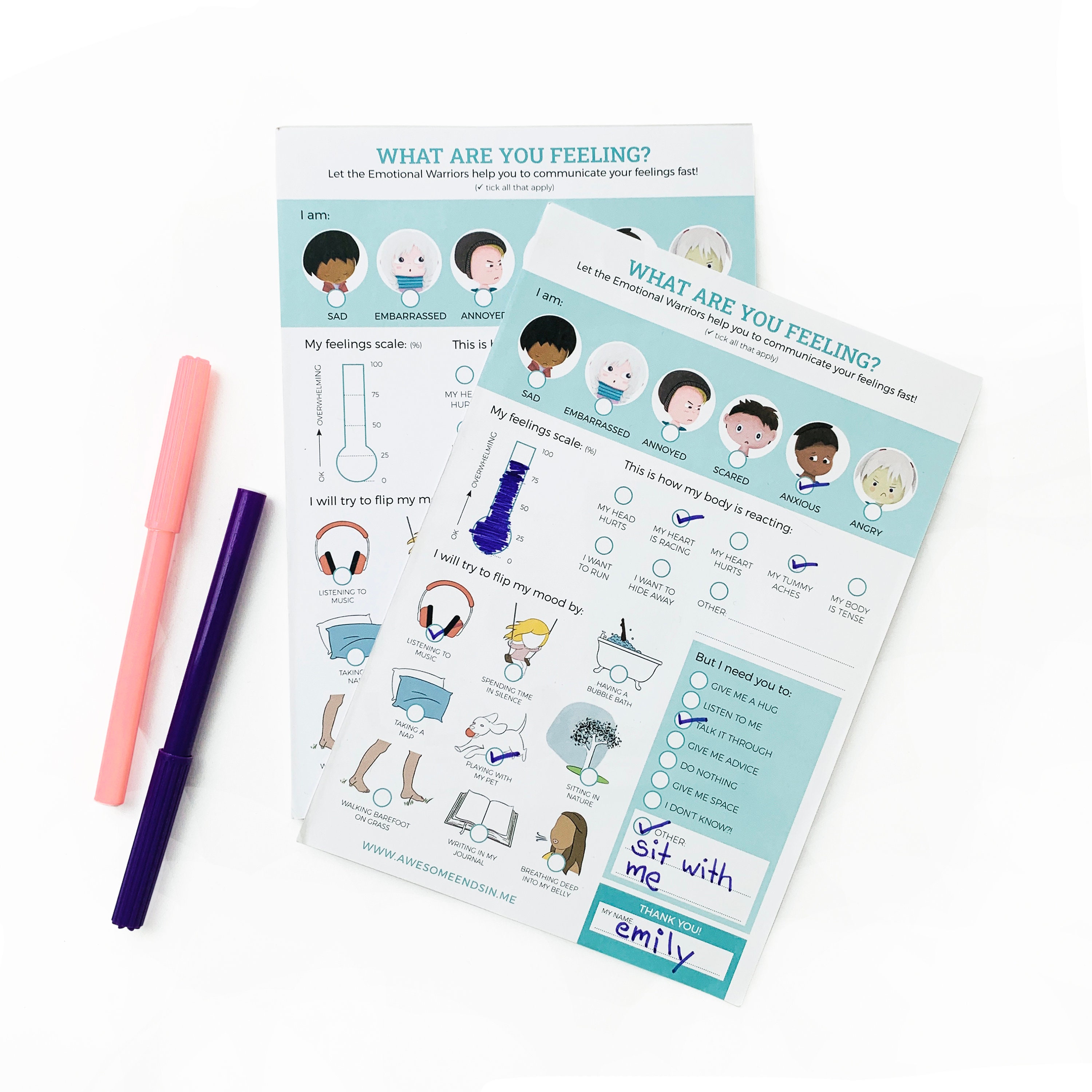 Emotional Warriors Feelings Printable - Emotional Literacy, Communicate ...