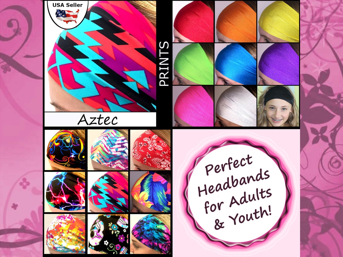 Headbands Native Pattern Aztec Workouts Fashion Women Girls [aztec] - Etsy