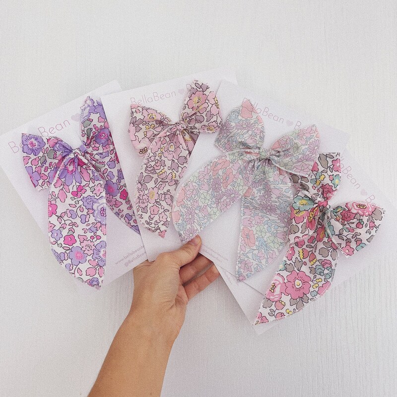 Spring Hair Bows - Etsy