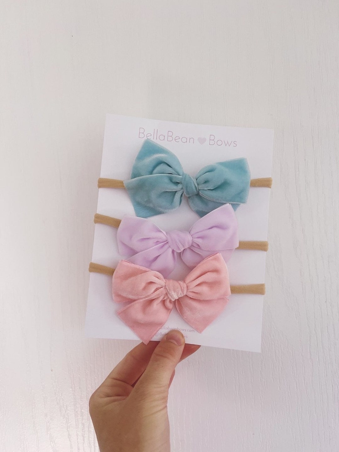 Set of Baby Bows, Newborn Hairbows, Take Home Bow, Bow for Baby ...