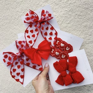 Fable, Midi, or Petite Fable Bow ~ Love Struck // Flocked Bow, Vintage ...