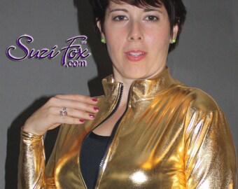 Super Low Rise Leggings by Suzi Fox in Shiny Metallic Foil - Etsy