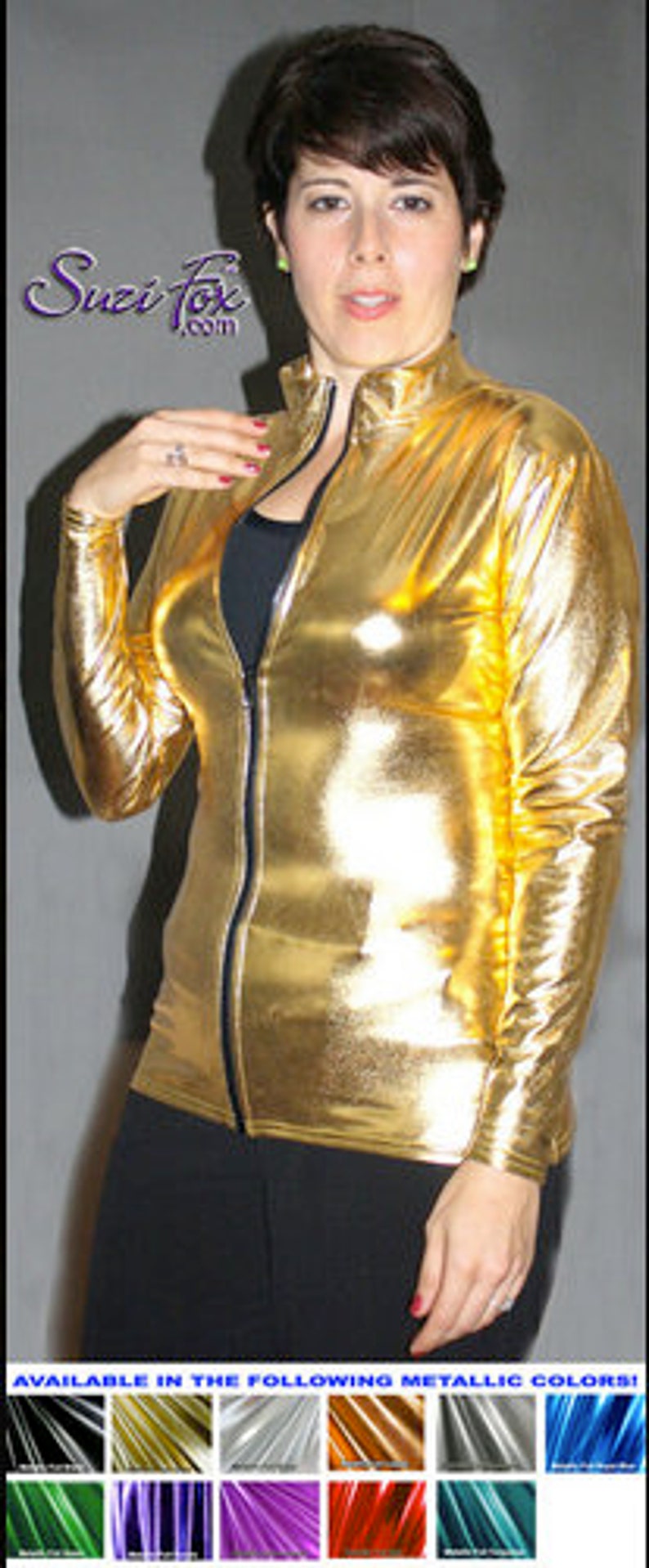 Jacket in Gloss Stretch Vinyl PVC by Suzi Fox - Etsy