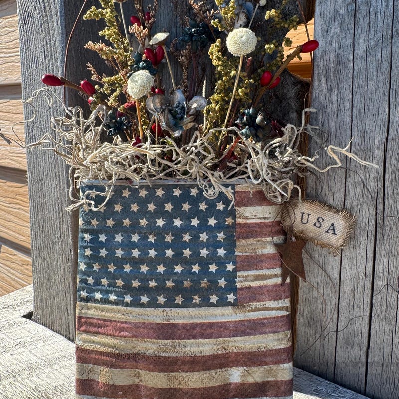 Primitive Americana Decor - Etsy