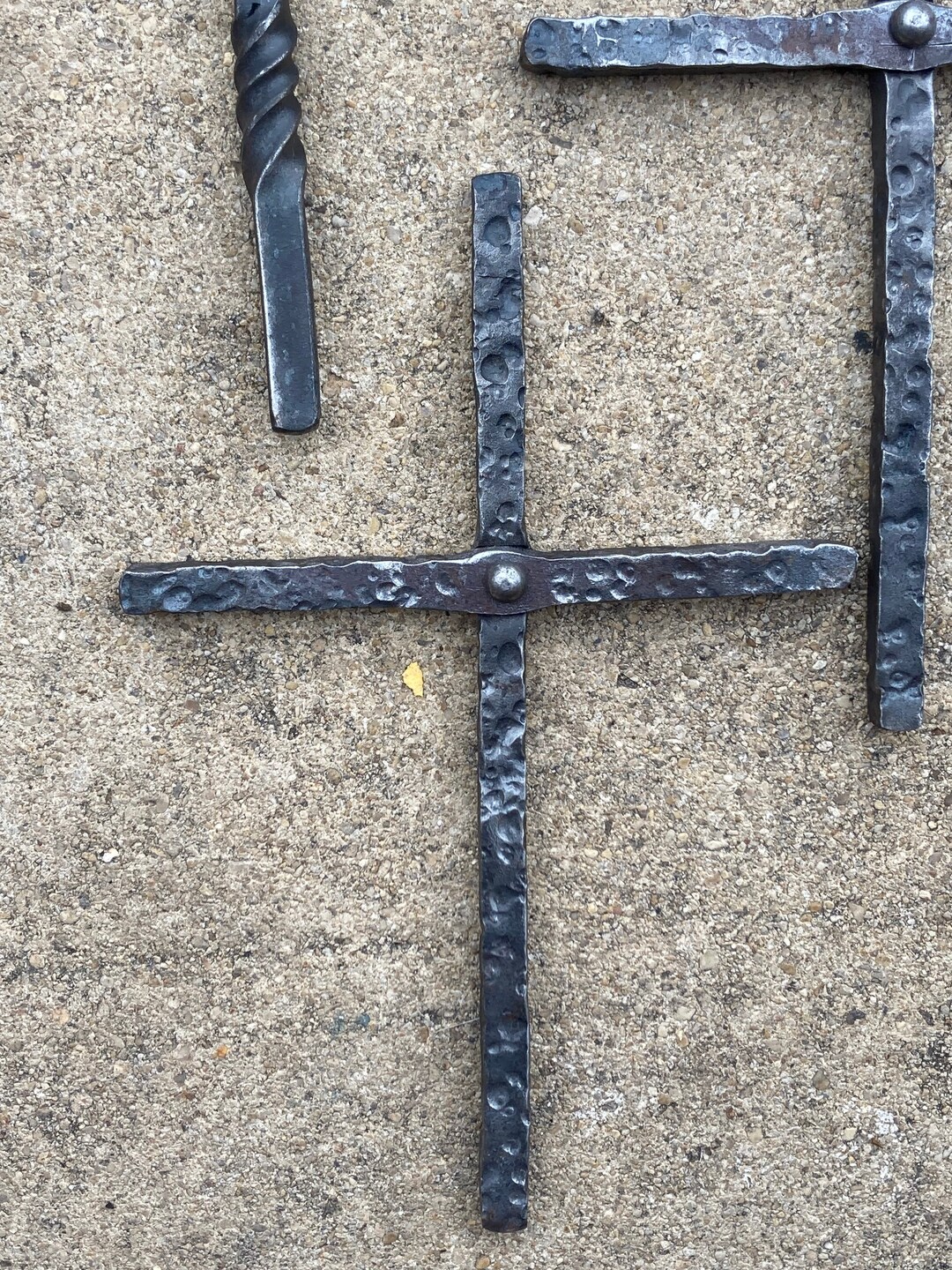 Three Crosses, Handforged Medium Size Cross. 7”X 10” - Etsy