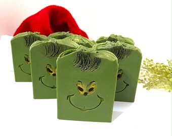 The Grinch Handmade Soap - Etsy