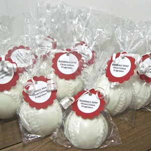 Baseball Soap " Scented With Clean Cotton Fragrance Oil" - Etsy
