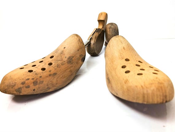 Antique Wooden Shoe Stretcher ~ Cobbler Tree ~ Size 1… - Gem