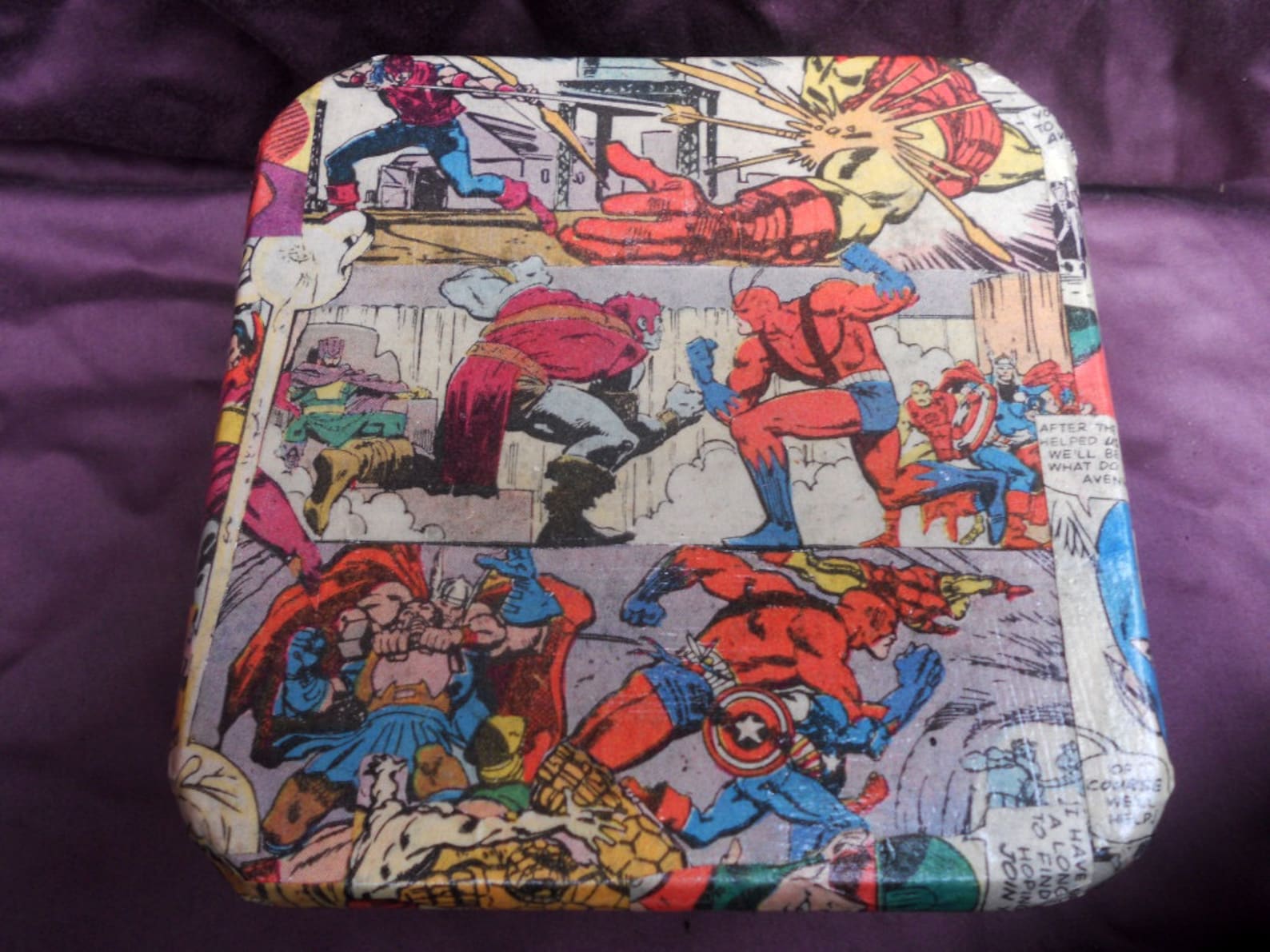 Comic Book marvel Saga Stash Box - Etsy