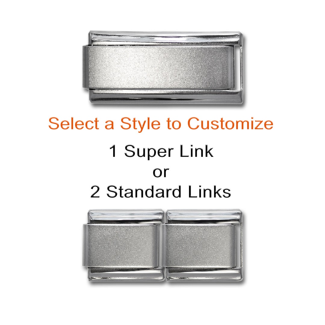 Personalized Charm Link With Names, Birthday, Anniversary, Medical ID ...