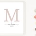Boho Nursery Prints Boho Letter Monogram Print Girl Nursery - Etsy