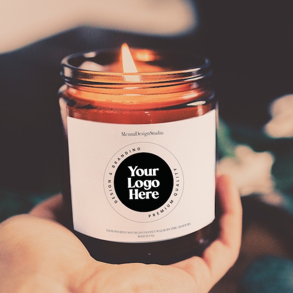 Bulk Custom Candles Logo - Etsy