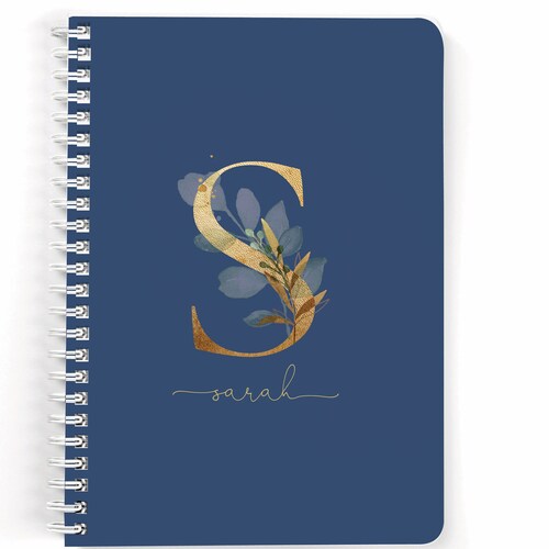 Spiral Notebook Lined Custom Notebook Personalized - Etsy
