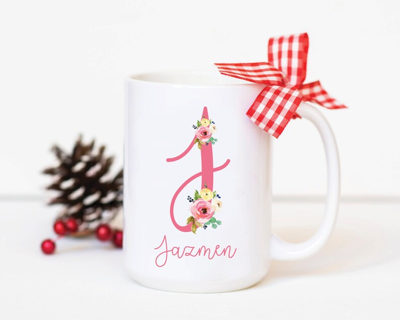 Letter Mug Initial Mug Personalized Name Mug Custom Name - Etsy
