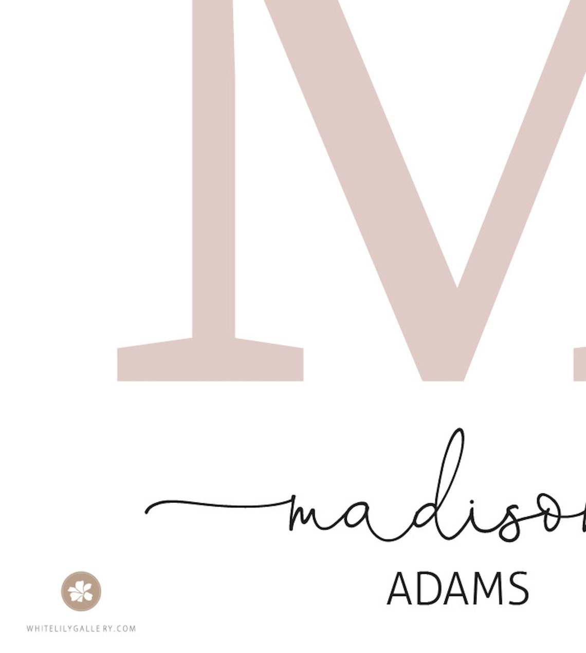 Boho Nursery Prints Boho Letter Monogram Print Girl Nursery - Etsy