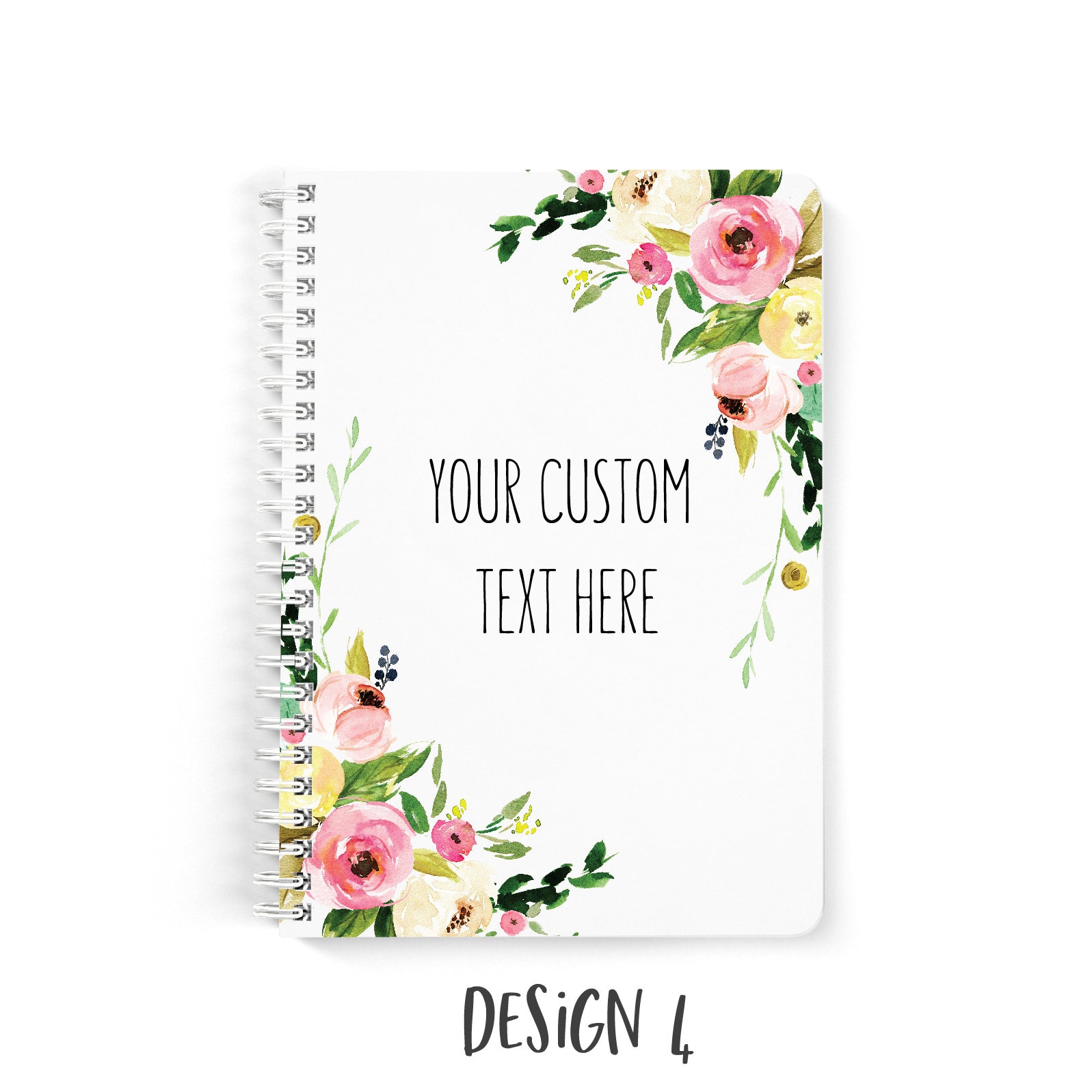 Spiral Notebook Lined Custom Notebook Personalized | Etsy