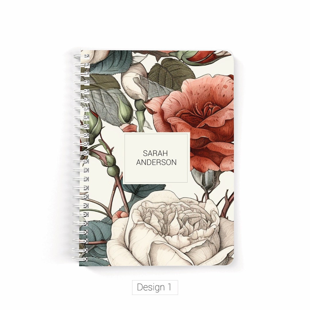 Personalized Notebook Spiral, Wedding Favour Notebook, Kids Notebook ...
