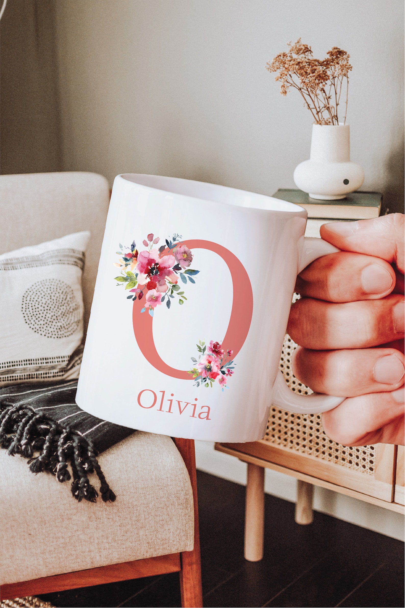 Letter Mug Initial Mug Personalized Name Mug Custom Name - Etsy