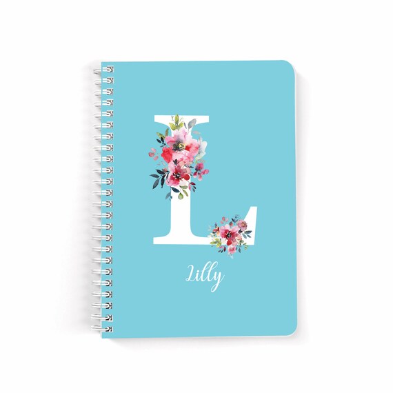Spiral Notebook Lined Custom Notebook Personalized - Etsy