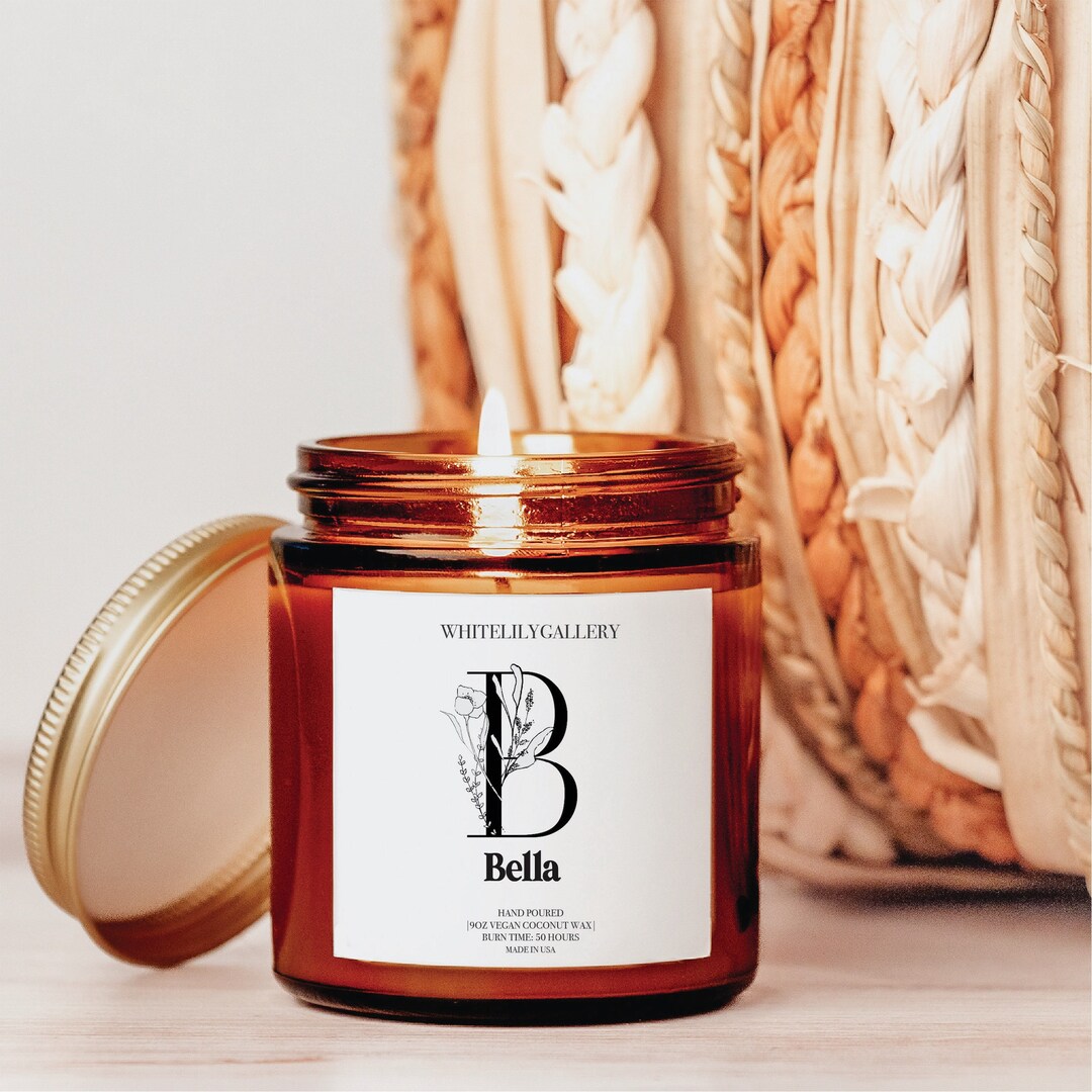 Personalized Monogram Candle,create Your Own Candle,wedding Gift for ...