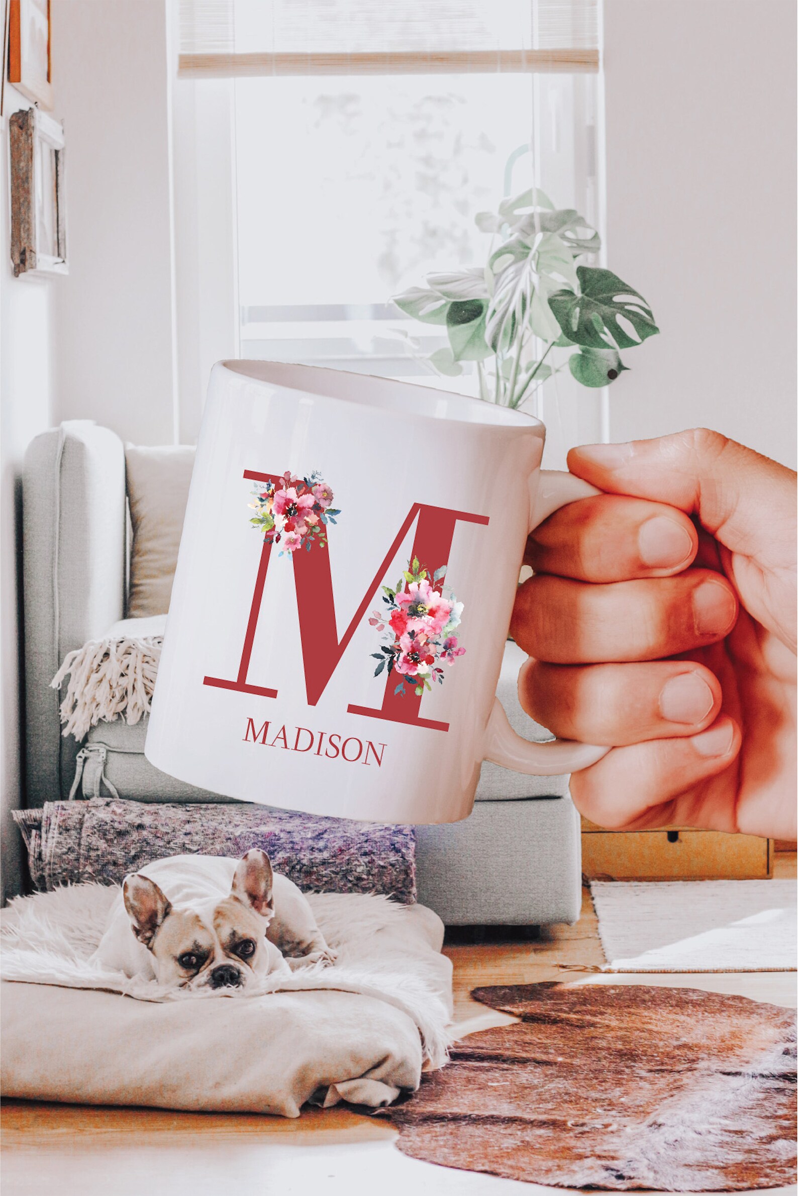Letter Mug Initial Mug Personalized Name Mug Custom Name - Etsy