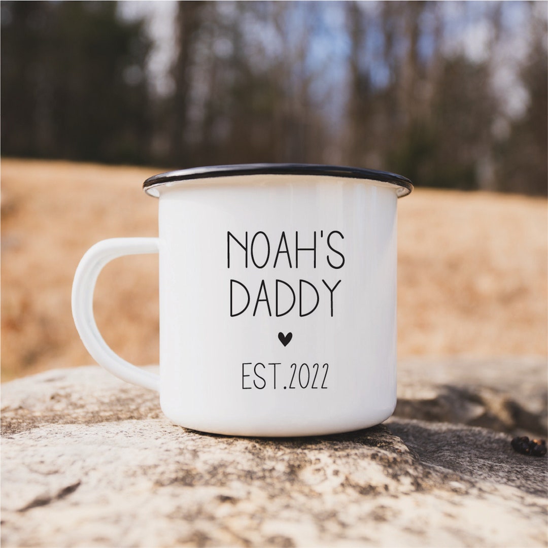 New Dad Mug,first Time Daddy Gift,custom Daddy to Be Announcement Gift ...