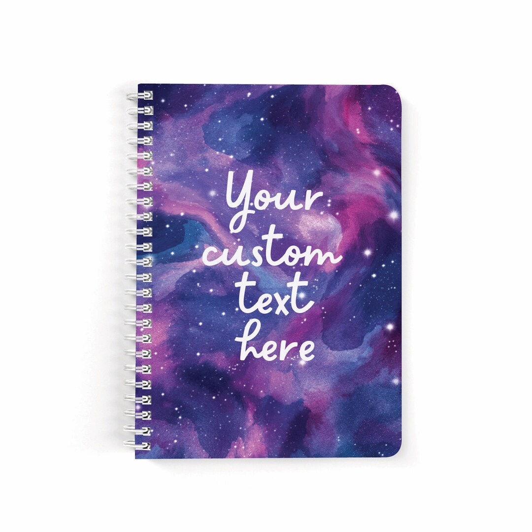 Spiral Notebook,custom Notebook,space Notebook,personalized Notebook ...