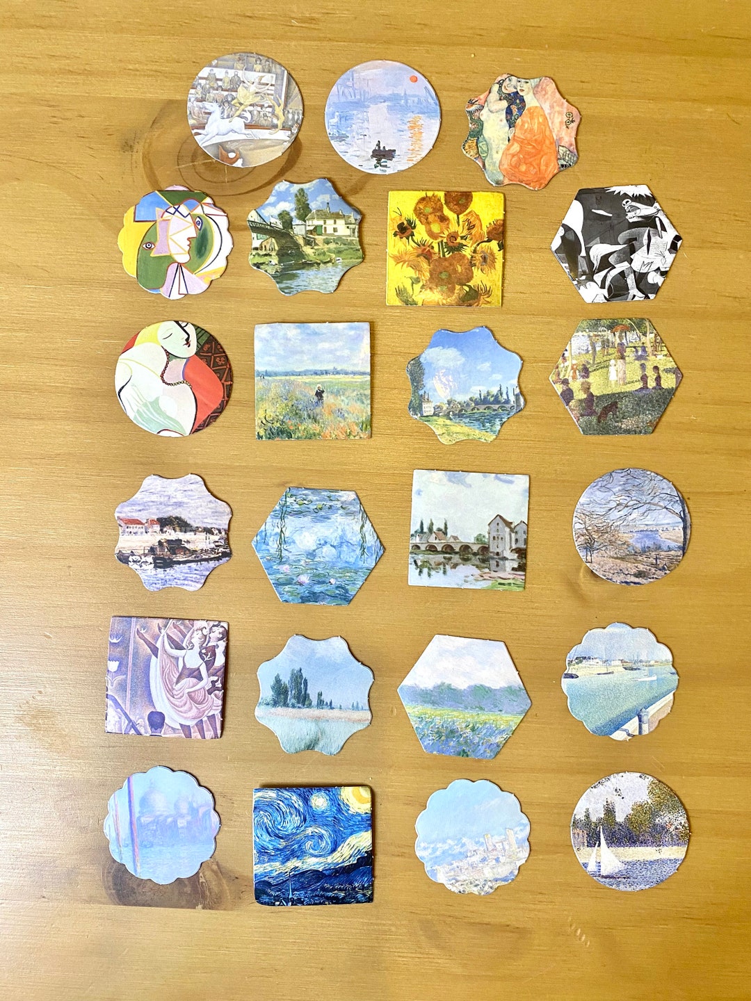 Pack of 20 Art-themed Stickers - Etsy