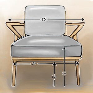 Handmade Oak Z Chair - Etsy