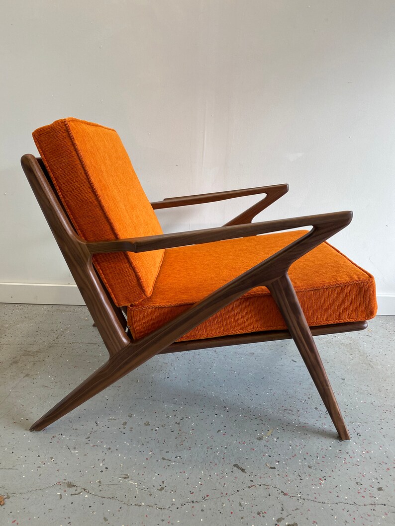 Solid Walnut Z Chair | Etsy