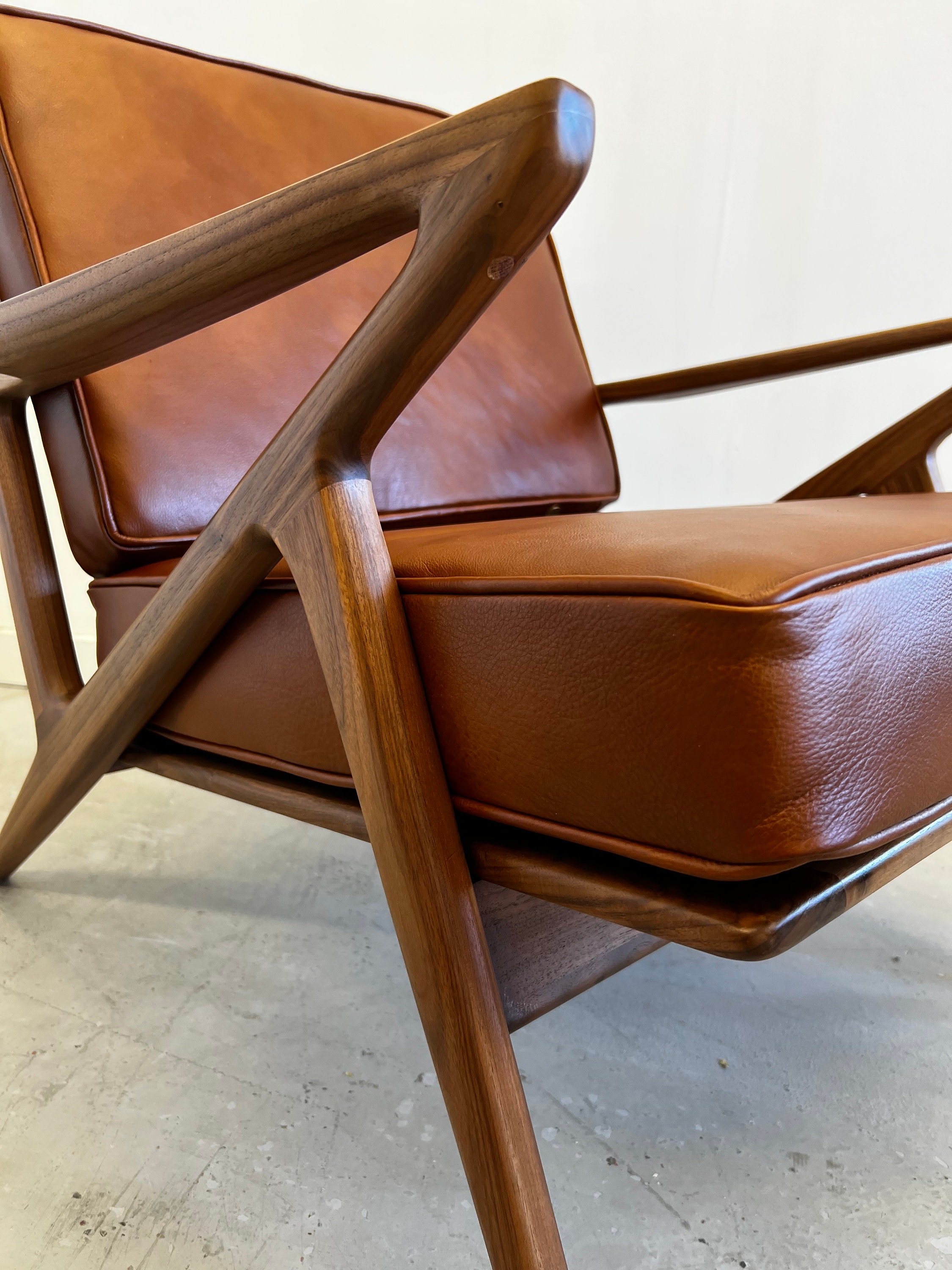 Amazing Handmade Solid Walnut Z Chair in Hand-finished Full - Etsy