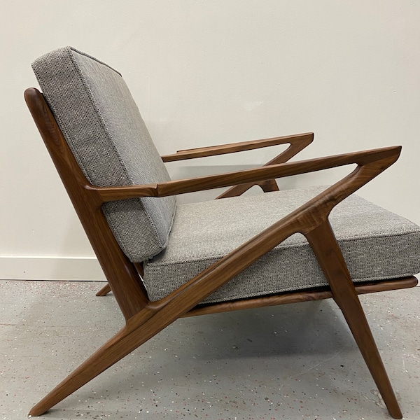 Mid Century Z Chair - Etsy