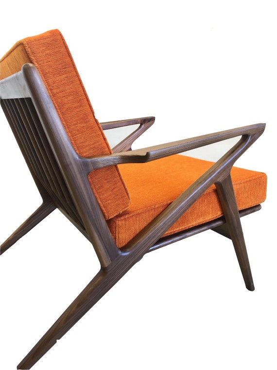 Solid Walnut Z Chair | Etsy