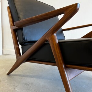 Elegant Handmade Z Chair in Full Grain Leather - Etsy