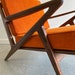 Solid Walnut Z Chair - Etsy