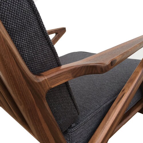 Solid Walnut Z Chair - Etsy