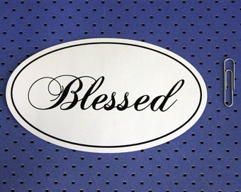 Blessed Be Wiccan / Pagan Small Bumper Sticker / Laptop - Etsy