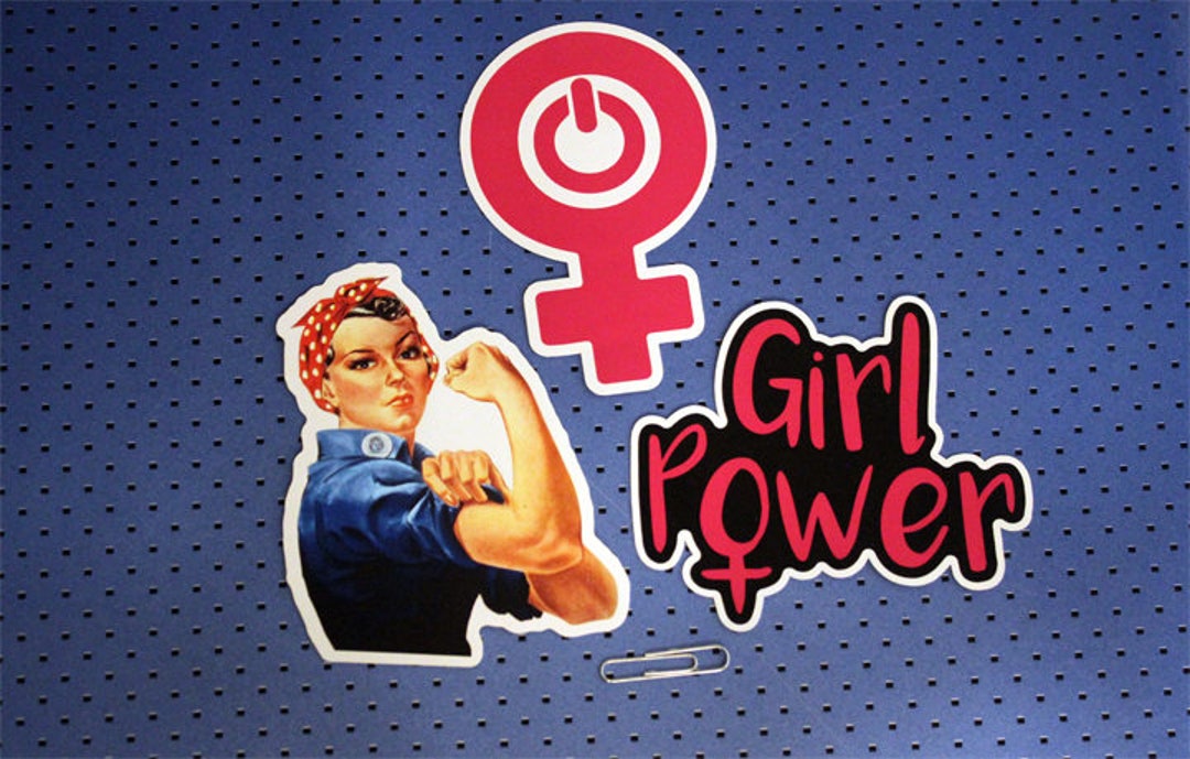 Girl Power Bumper Sticker Combo - Etsy