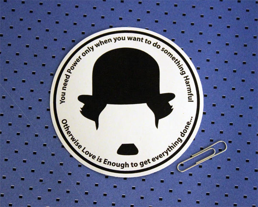 Charlie Chaplin Quote Bumper Sticker - Etsy