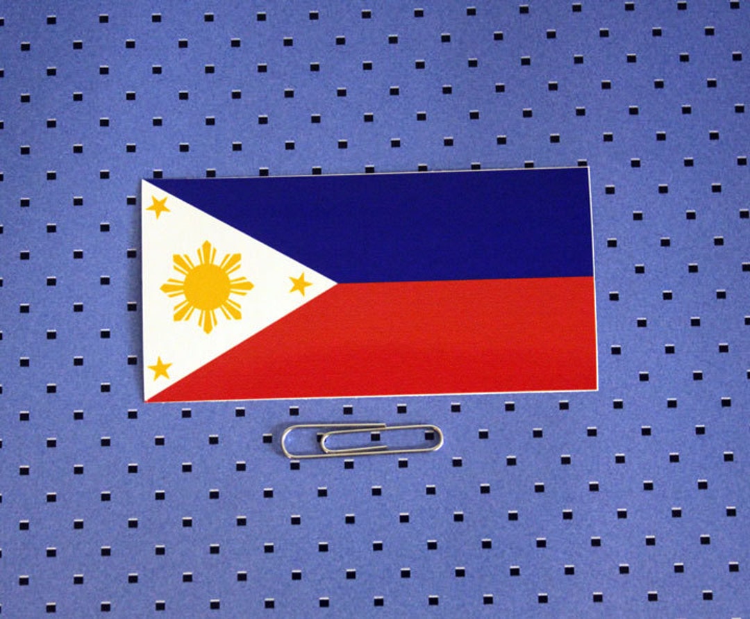 Philippines Flag Bumper Sticker - Etsy