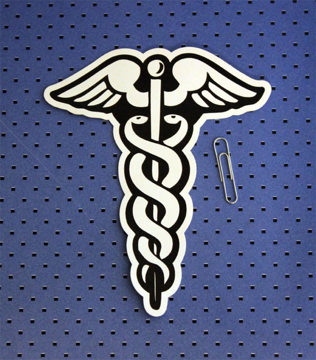 Caduceus Bumper Sticker - Etsy